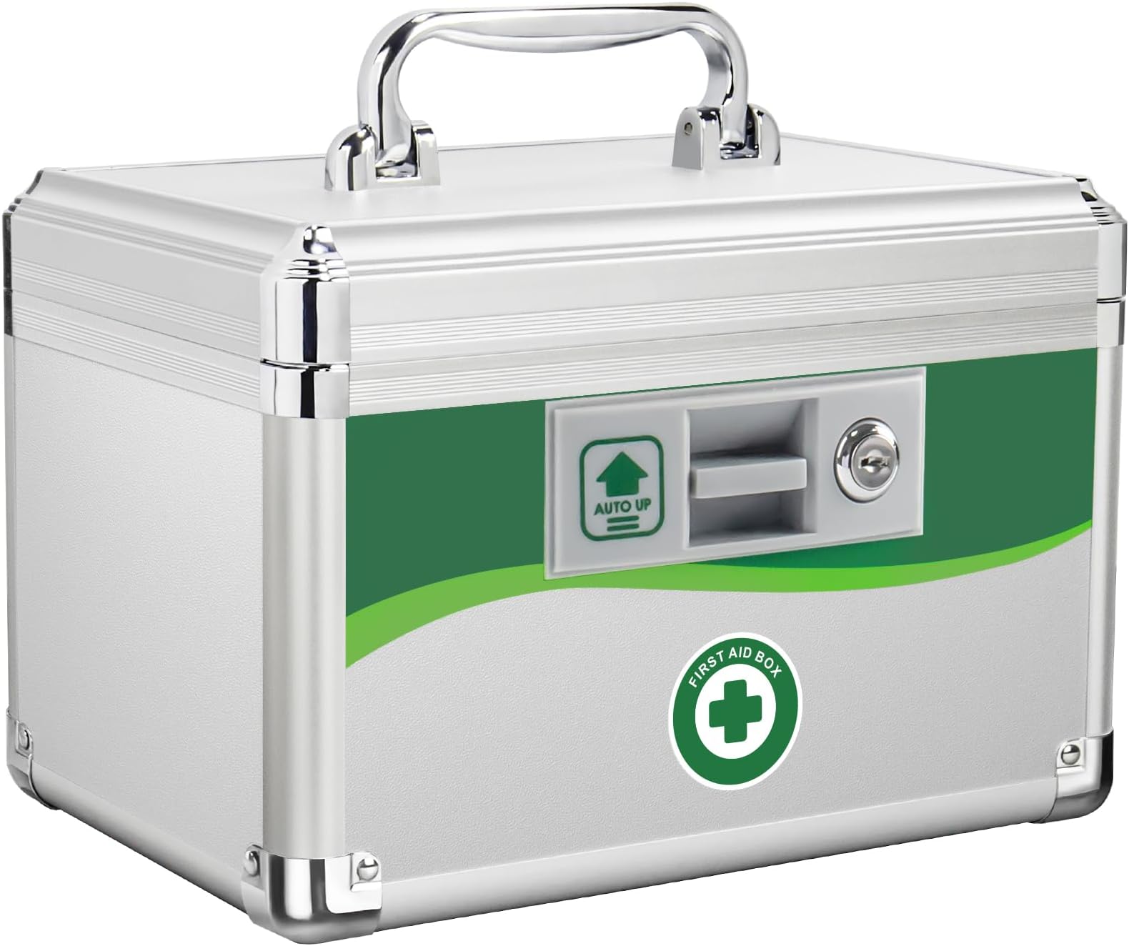 Amazon.com: Lockbako Medicine Lock Box with Key, Alluminum Alloy Box ...