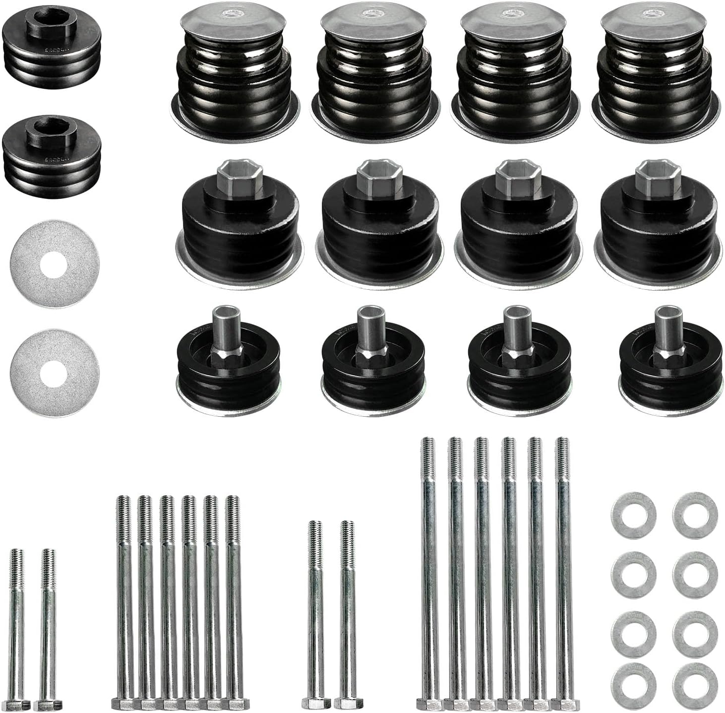 Amazon.com: KF04058BK Body Cab Bushing Kits for 1999-2007 Ford F250 ...