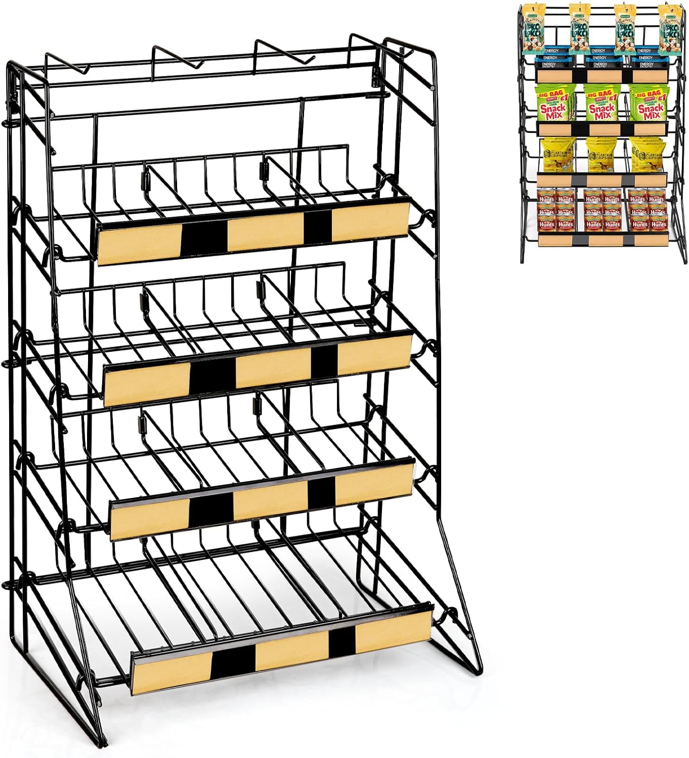 Amazon.com: Natheeph Candy Display Rack Snack Organizer for Countertop ...