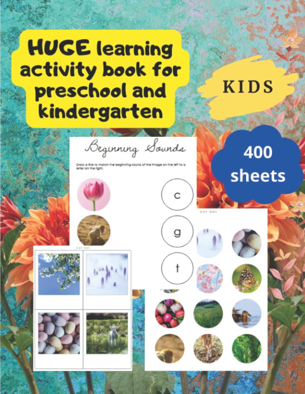 HUGE learning activity book for preschool and kindergarten (ages 3-6 ...