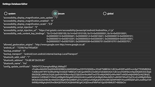 Settings Database Editor:Amazon.com:Appstore for Android