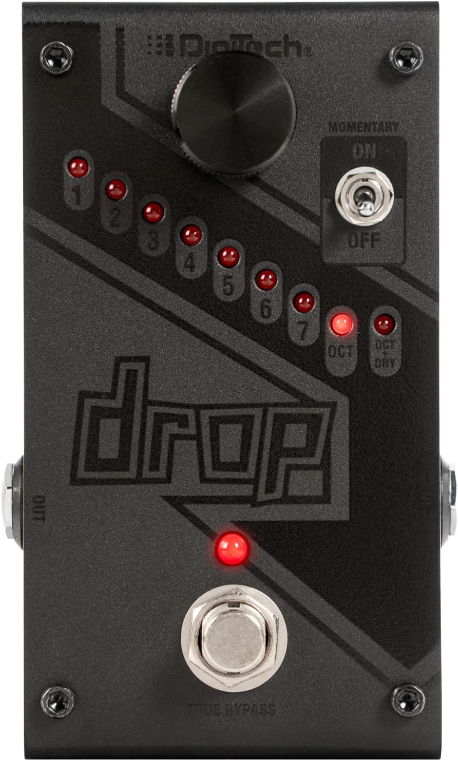 Amazon.com: Digitech DROPBK The Drop Polyphonic Drop Tune Pedal Black ...