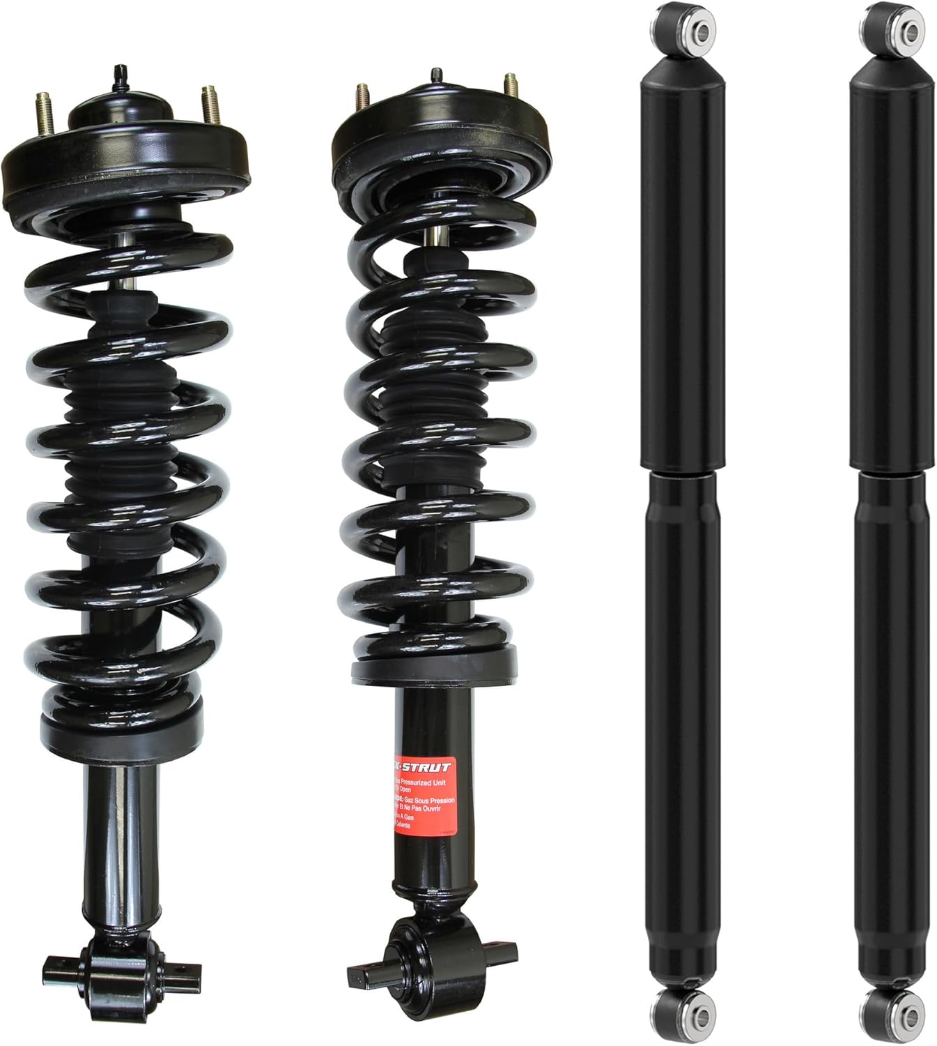 Amazon.com: Monroe 1000036VK 4 pc Front and Rear Suspension Strut and ...