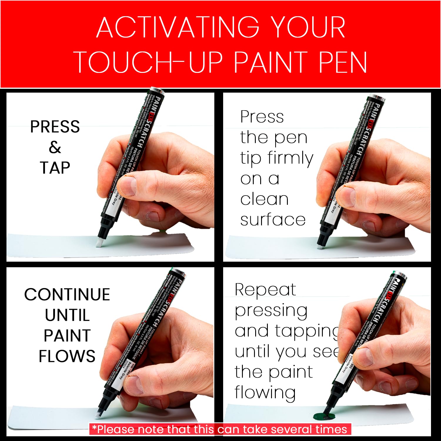 Mythos Black Pearl LY9T Touch-Up Paint Pen - OEM Color Match For Car ...