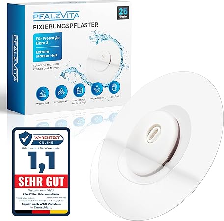 PFALZVITA® Freestyle Libre 3 Pflaster - 25er Premium Wasserfest ...