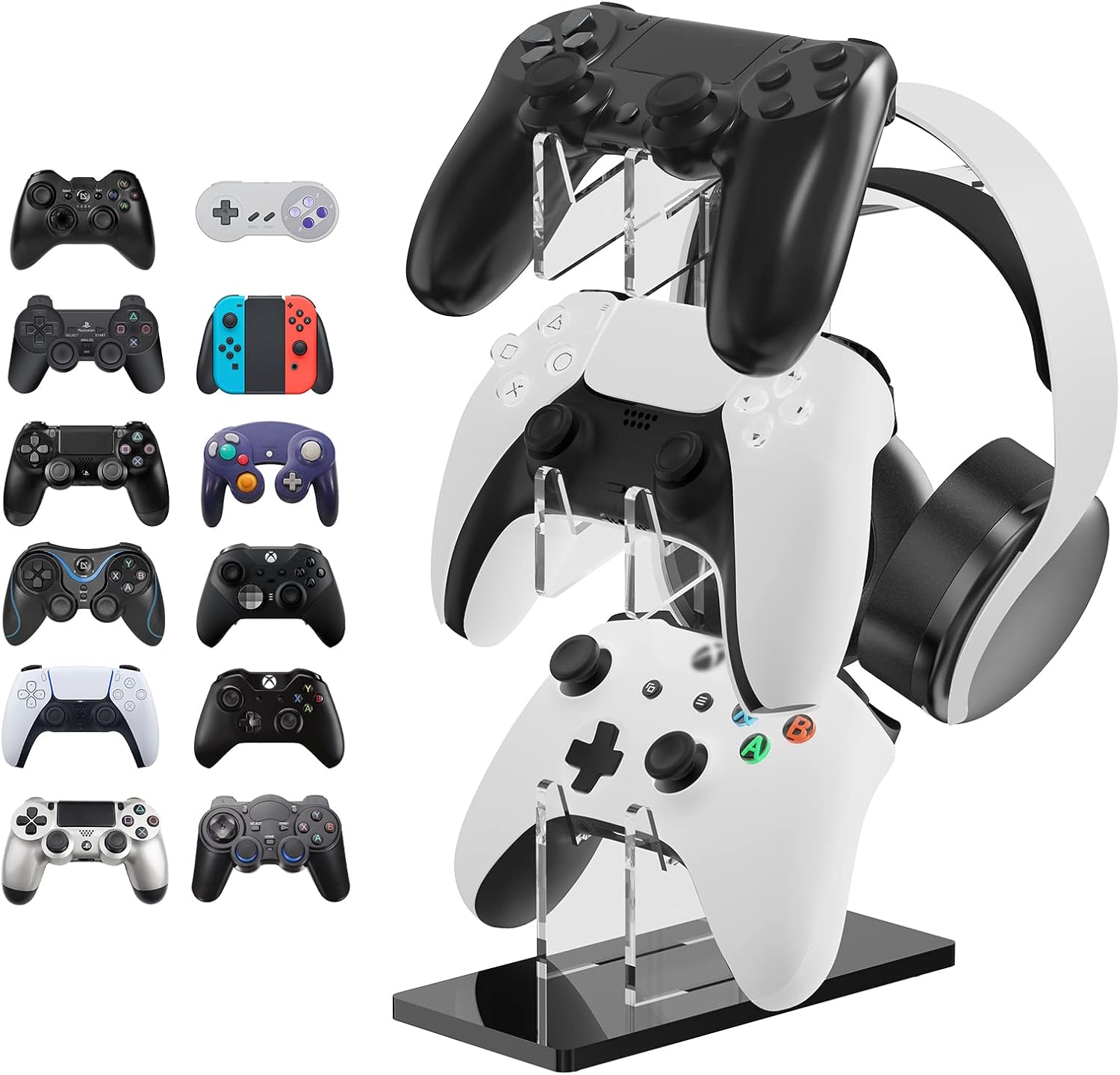 Amazon.com: Linkidea Universal 3-Tier Controller Stand and Headset ...