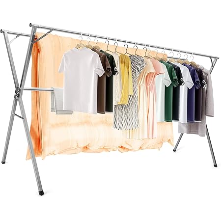 Amazon.com: AZHZOLSK Clothes Drying Racks Outdoor, Updated Version ...