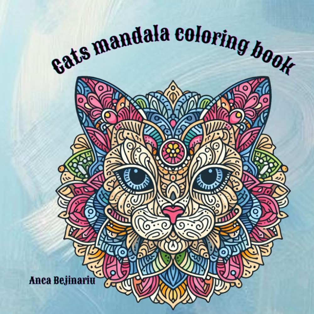 Amazon.com: Cat Mandala: Travel size coloring book (Travel Size ...