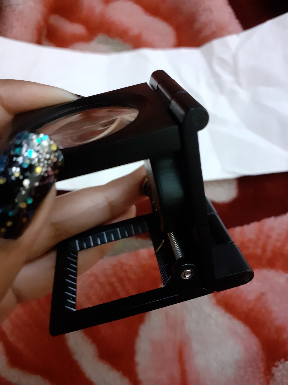 EZ Life EzLife 10X Folding Magnifier - Measure Scale - LED Light ...