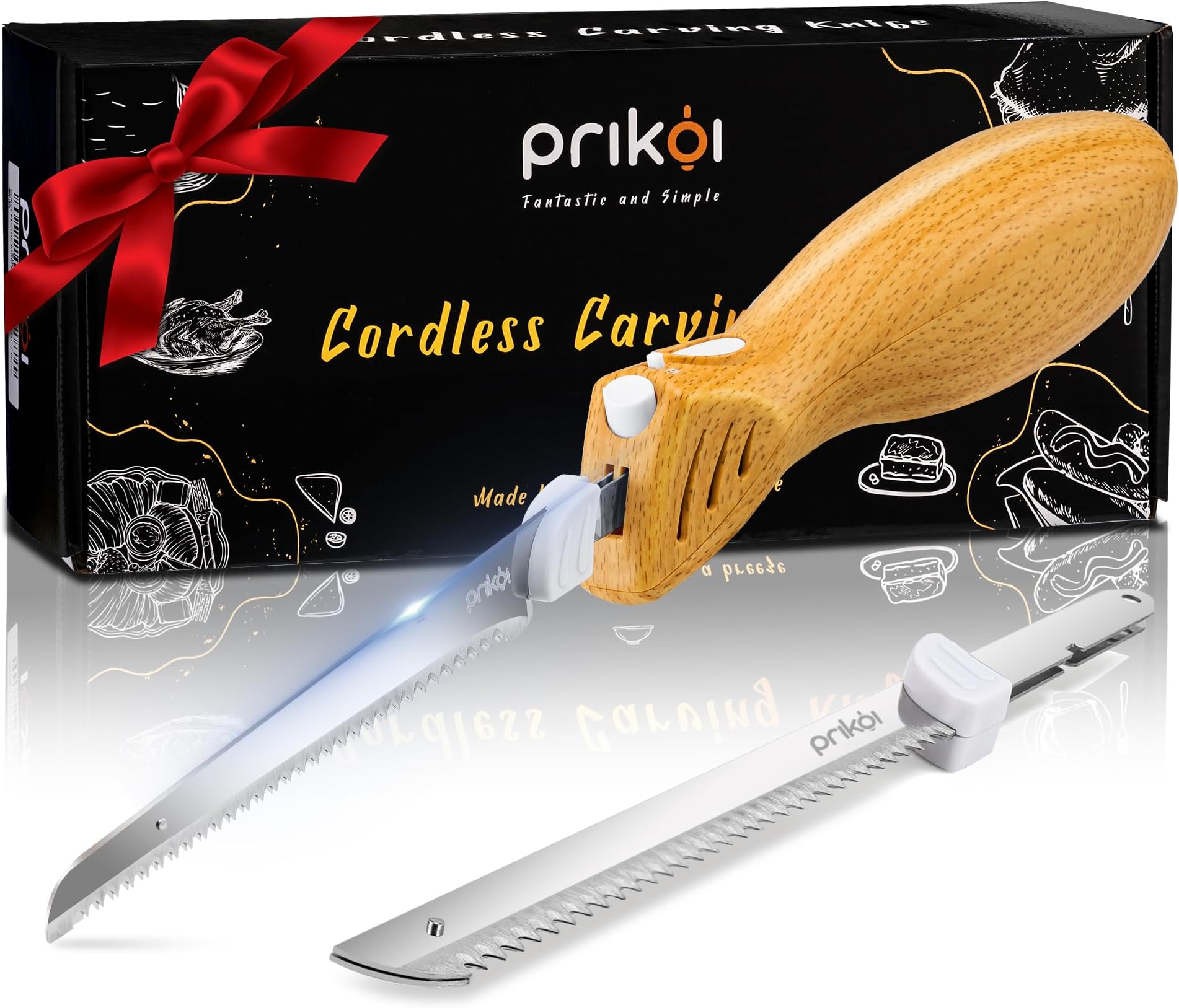 Amazon.com: MIGHTY CARVER Electric Carving Knife, As Seen On Shark Tank ...