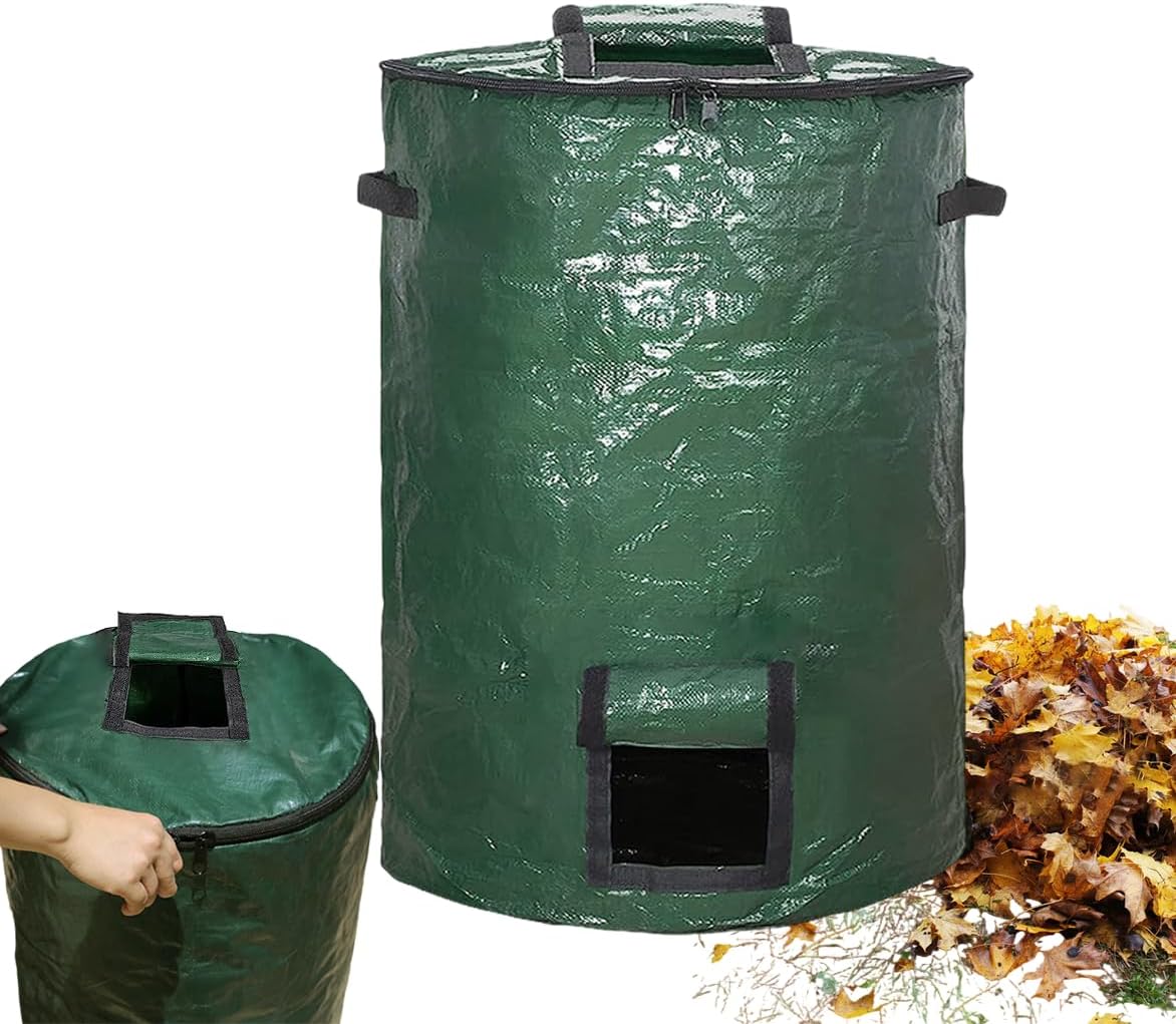 Amazon.com : Large Compost Bin Bags,Garden Compost Bin Bags 80 Gallon ...