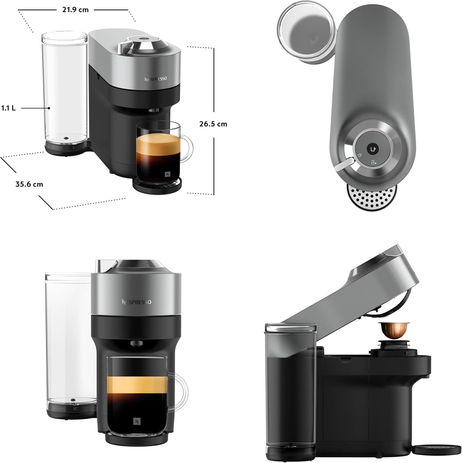 Nespresso VERTUO GCV6-TI-W Capsule Coffee Maker, Philippines | Ubuy