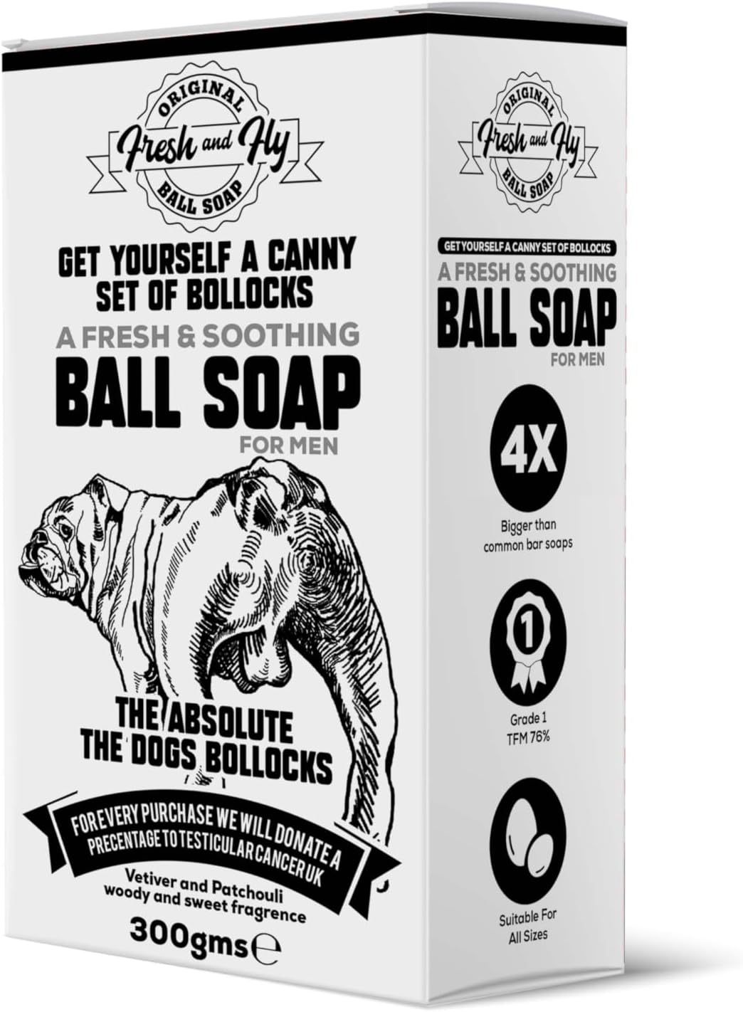 Fresh and Fly Ball Soap for Men – Gentle and Cleansing Natural Soap Bar ...