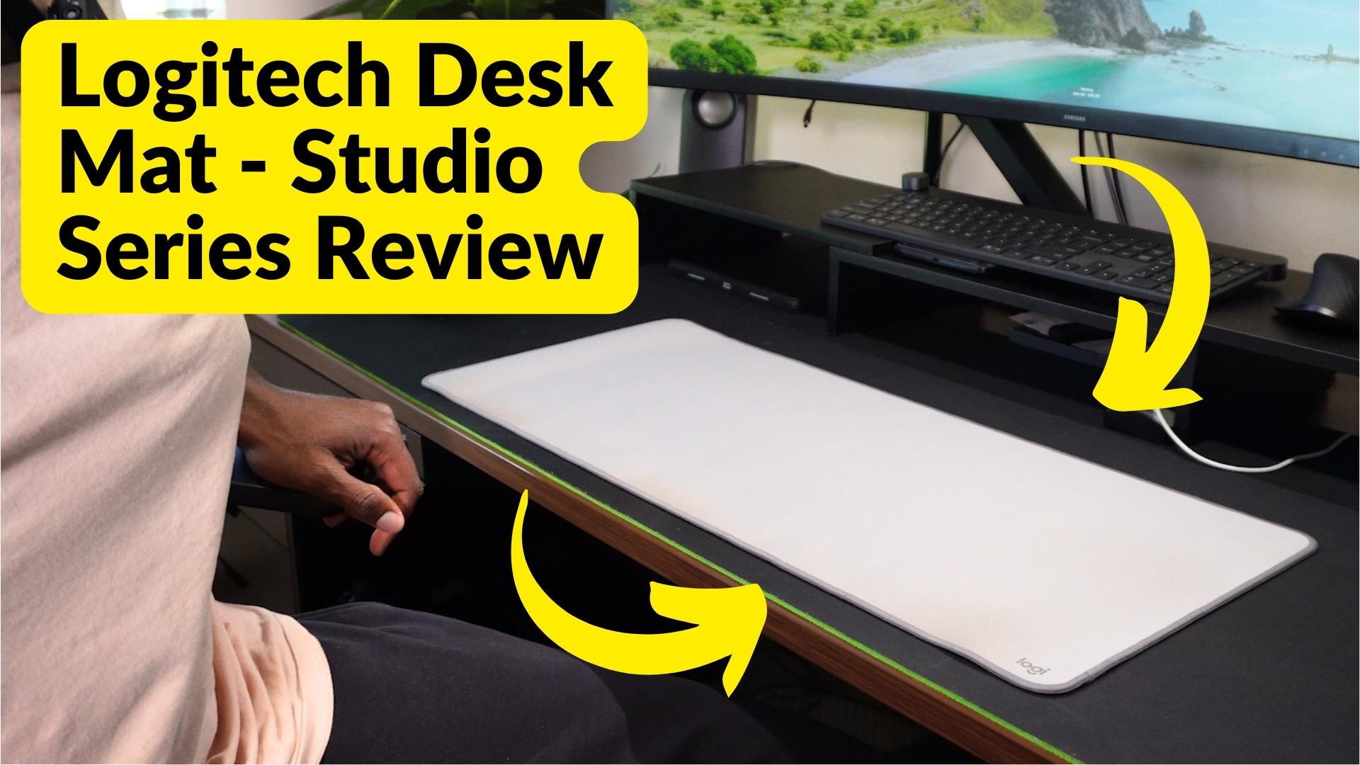 Watch Logitech Desk Mat - Studio Series Review on Amazon Live