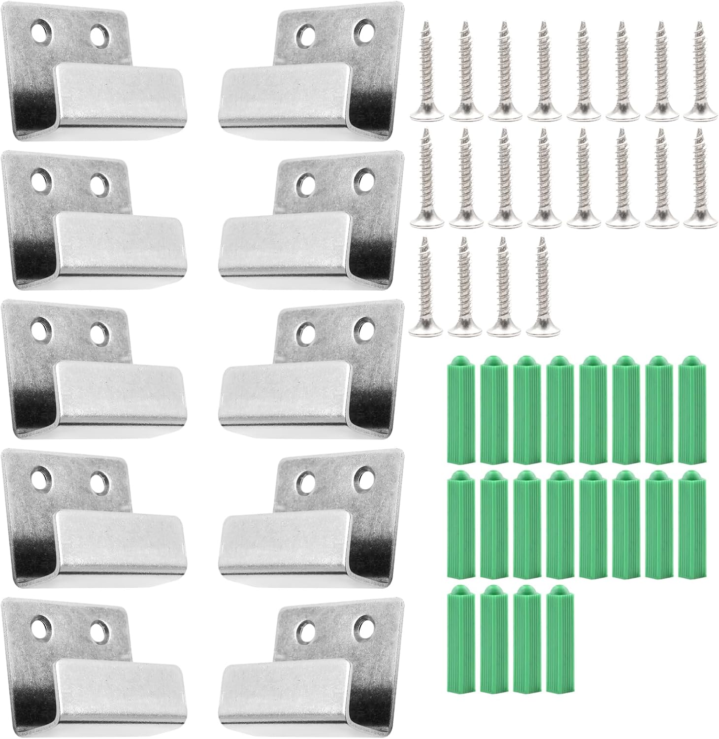 Amazon.com: Waziaqoc 10 Pcs Wall Hanger Fastener, 15mm Inner Width ...