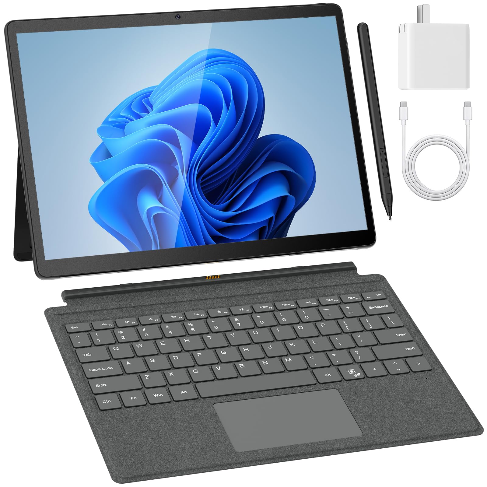 Snapklik.com : UOGIC OX9 2-in-1 Tablet & Laptop, 13 Touchscreen Display ...