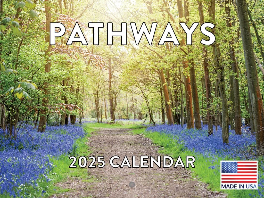 Amazon.com: Pathway Nature Calendar 2025 Wall Calander Monthly 12 Month ...