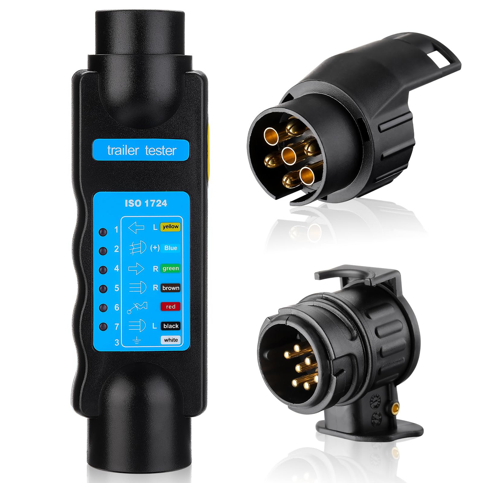 Buy GEARMONSTER7 Pin Trailer Tester, Trailer Tester, 7/13 Pin Trailer ...