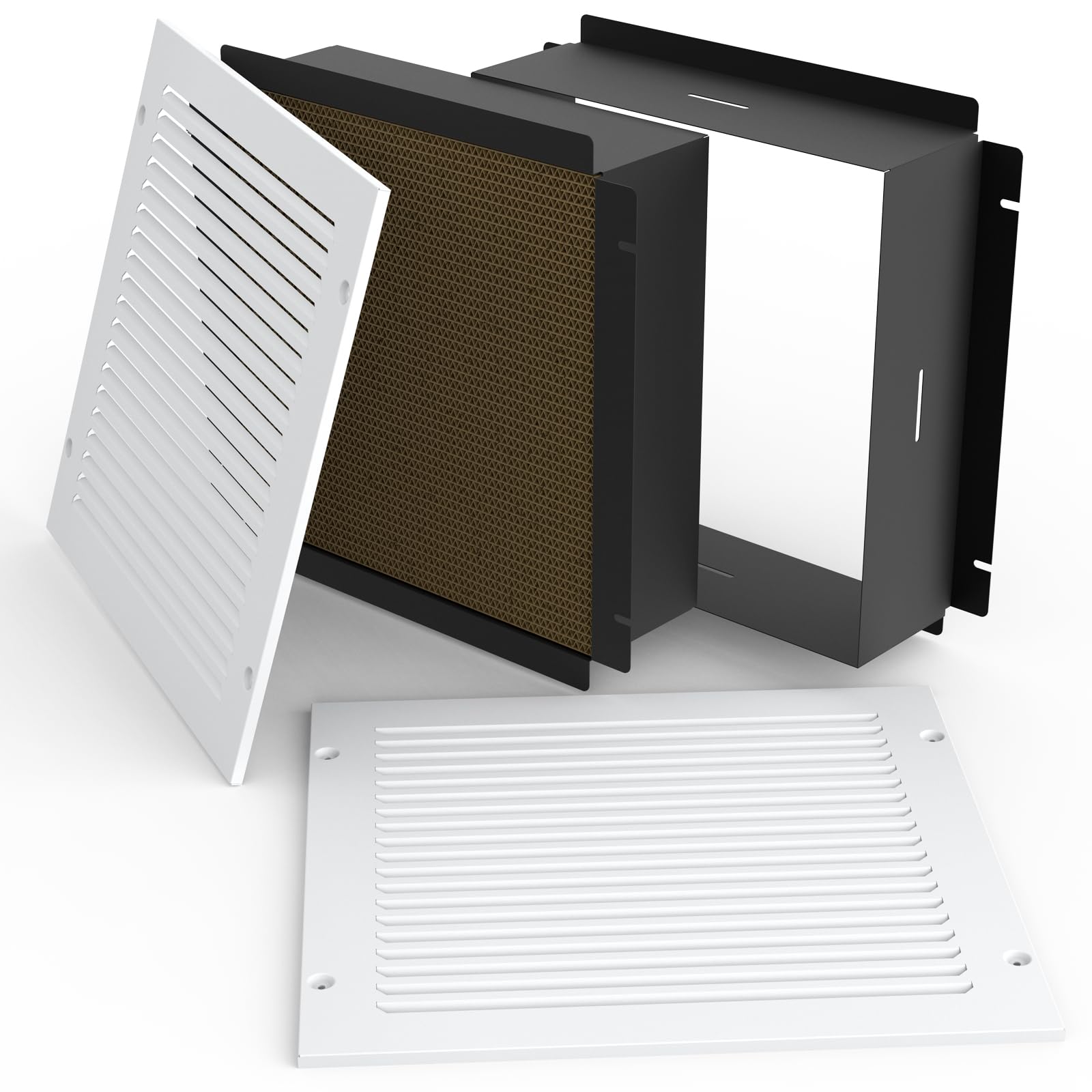 Suprocky Wall Return Air Pathway Kit with Filter (12"x 12" Retrofit ...