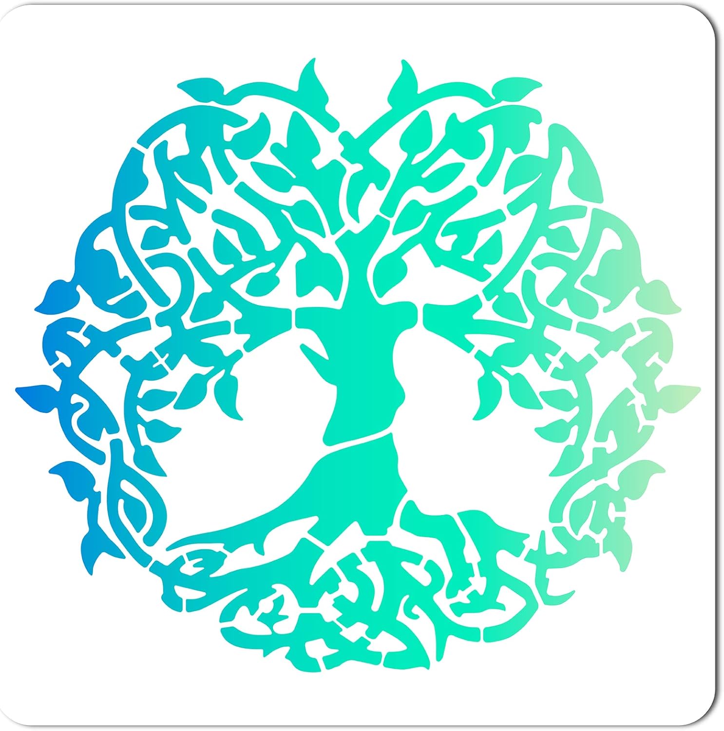 Amazon.com : GORGECRAFT 12x12 Inch Large Tree of Life Stencil Celtic ...