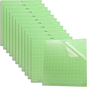 LOPYXBR 10PCS Cutting Mats for Cricut 12X12 Inch, Green Standard Grip ...
