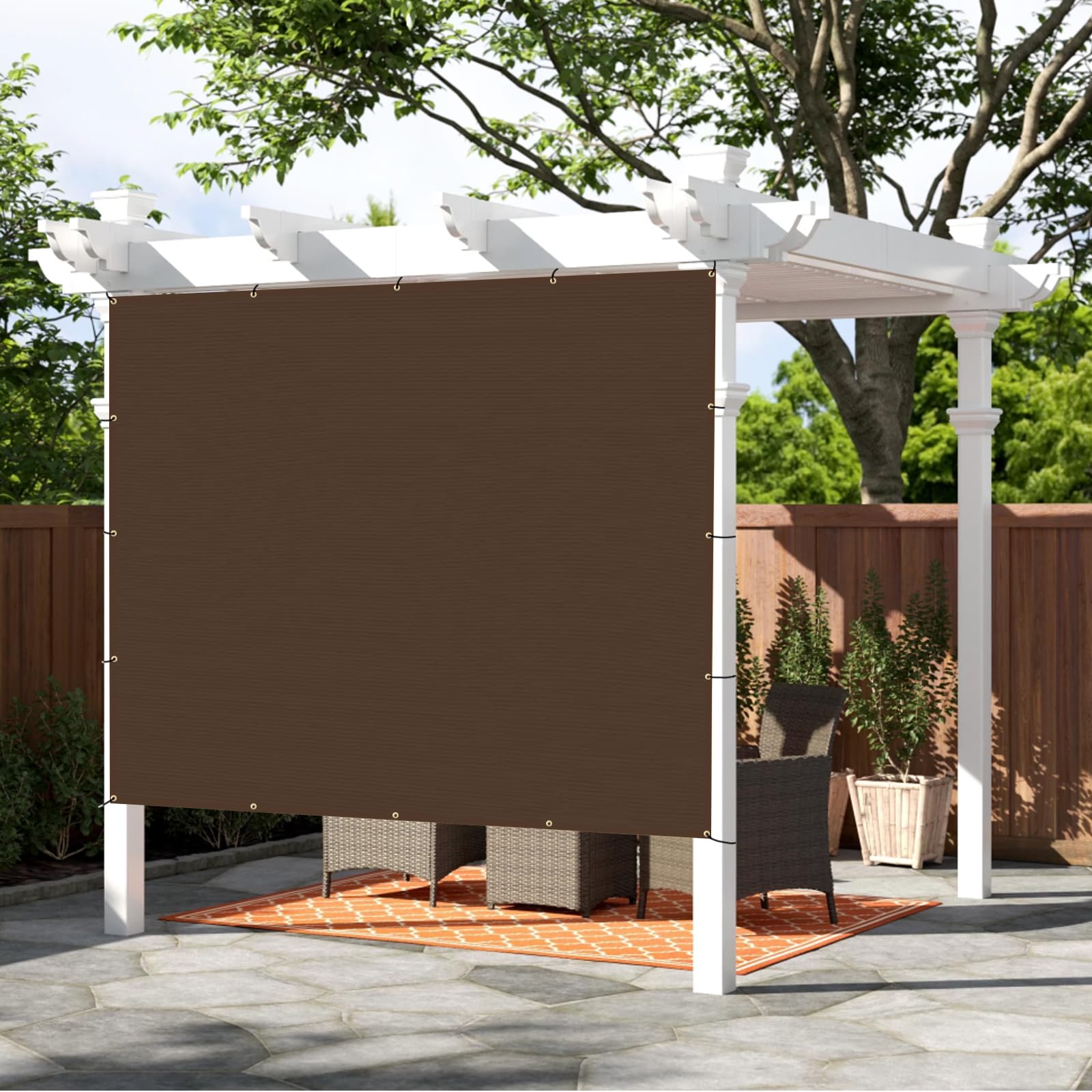 Snapklik.com : SUNNY GUARD Shade Cloth 6x12 FT Sun Shade Screen Fabric ...