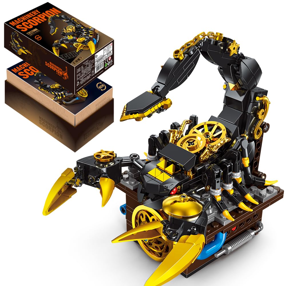 MISINI M6106 Mechanical Scorpion Building Block Kit, 468PCS Mechanical ...