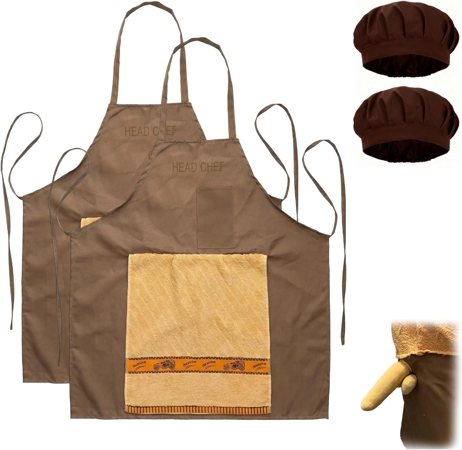 Amazon.com: Chef's Prank Apron, Funny Aprons for Men with Hidden ...