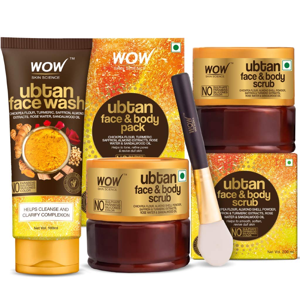 WOW Skin Science Ultimate Kit - Contains WOW Skin Science Ubtan Face ...