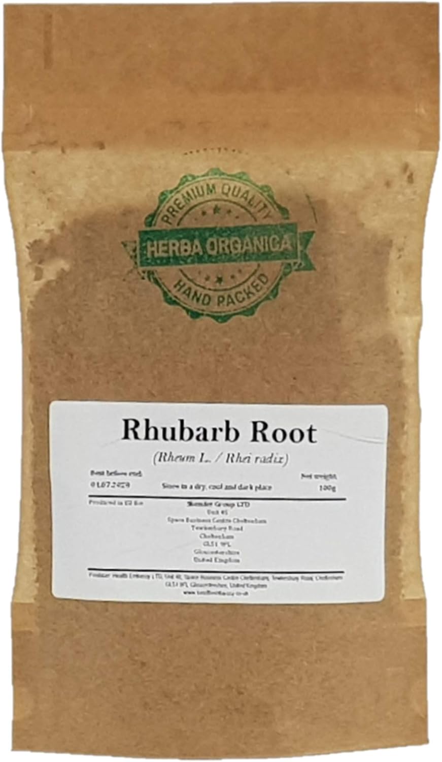 Herba Organica Rhubarb Root - Rheum L - Dried Cut Root Loose Herbal Tea ...