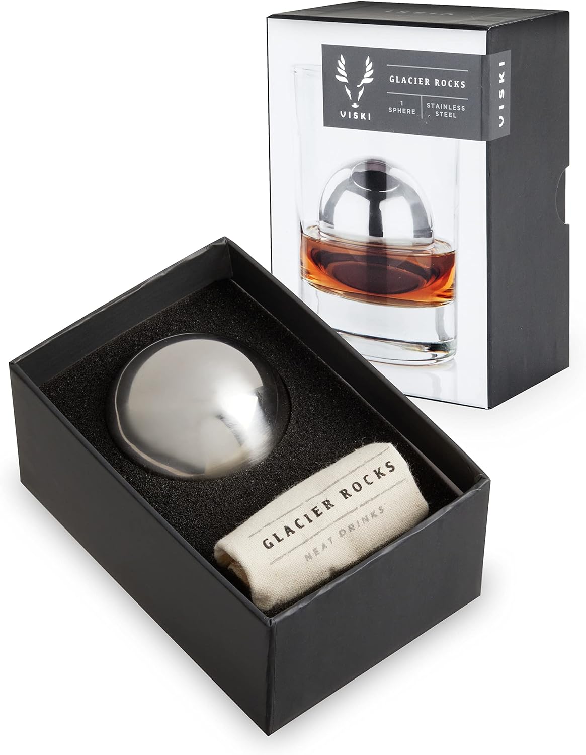 Viski Glacier Rocks Stainless Steel Sphere - Philippines | Ubuy