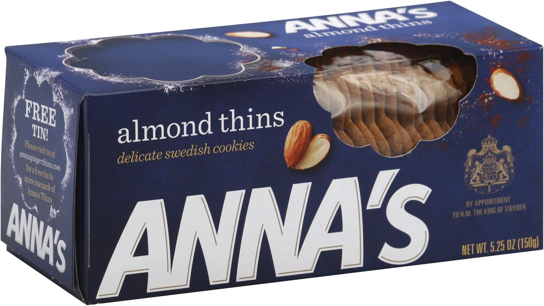 Amazon.com: Anna's Ginger Thins Delicate Swedish Cookies 5.25 Oz (Pack ...