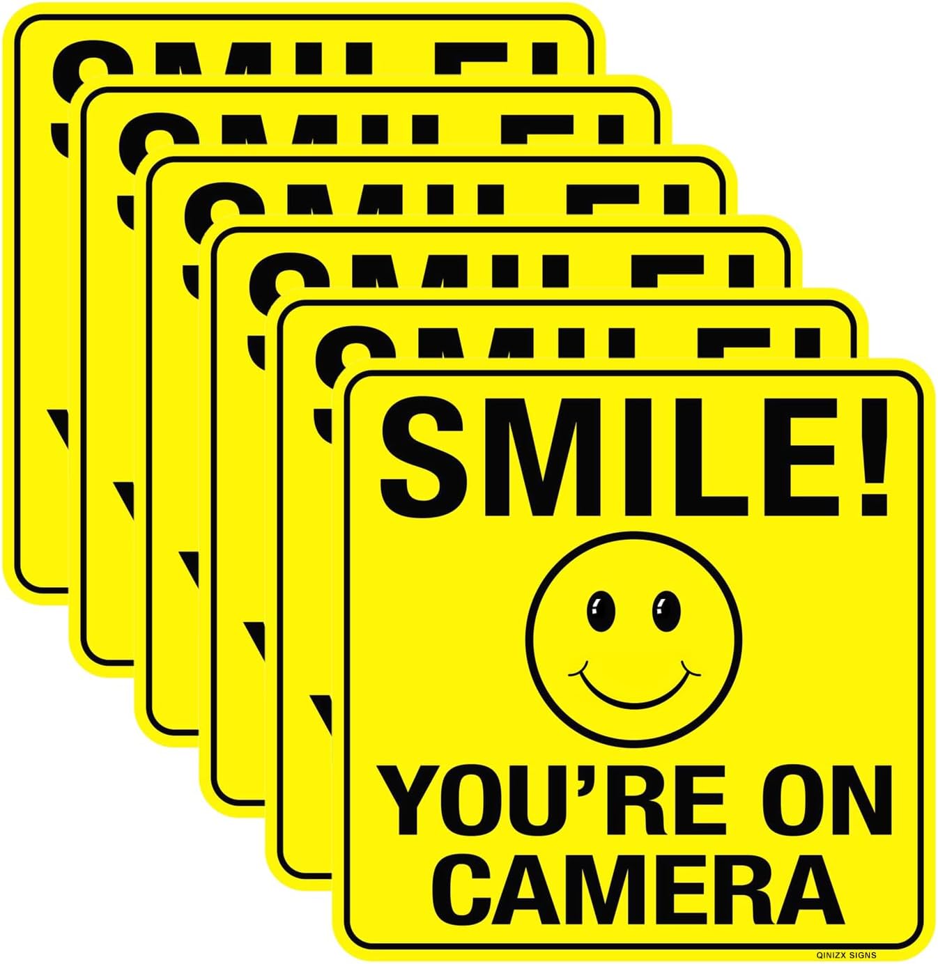 Amazon.com : (10 Pack) 24 Hour Video Surveillance Sign, 2½x3½" 4 Mil ...