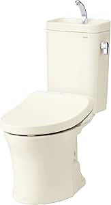 Amazon.co.jp: 【Amazon.co.jp限定】TOTO トイレ セット品:便器+ウォシュレットKM(TCF8AM66) 手洗付き マンション向け パステルアイボリー ...