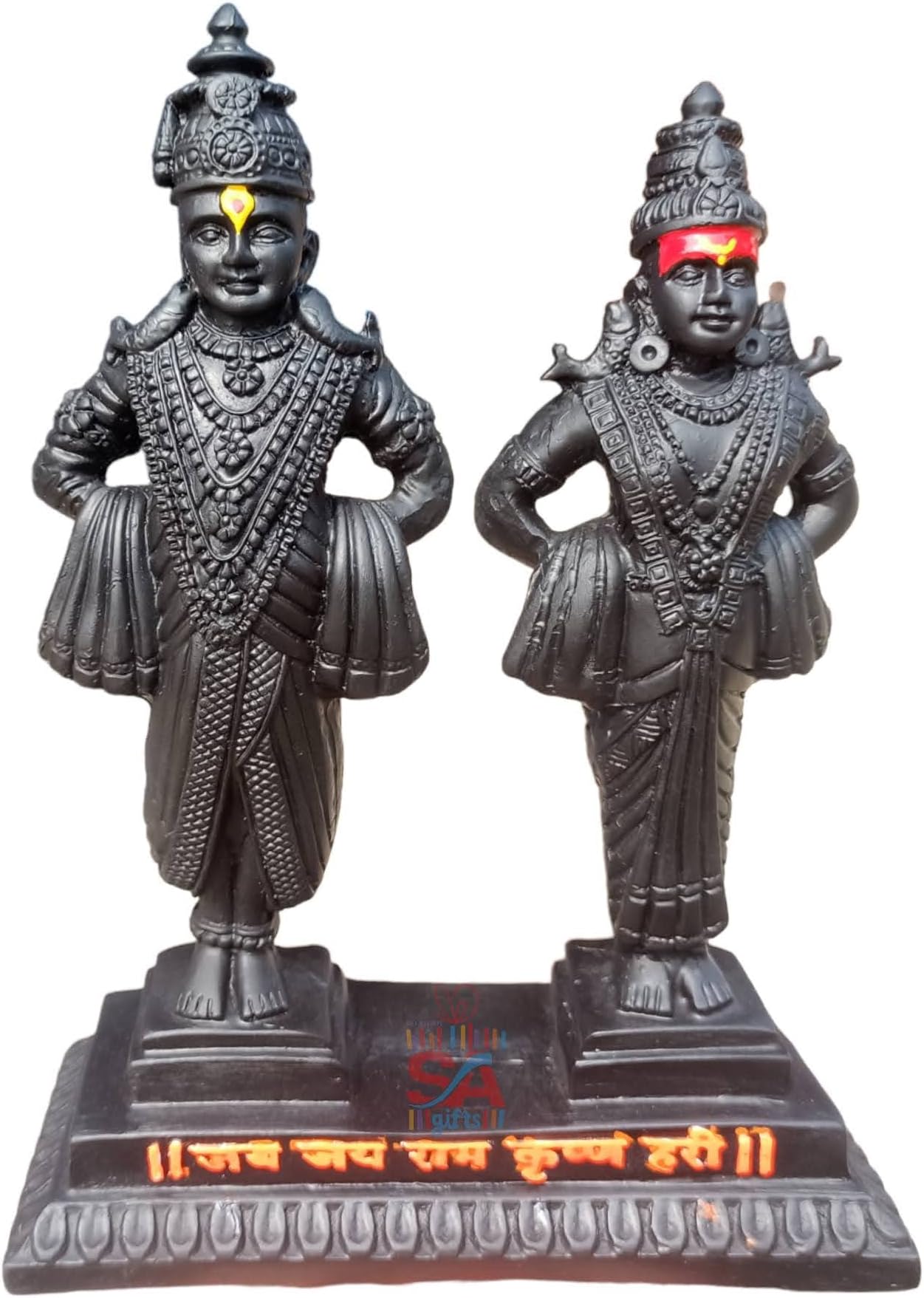 Buy SHB ART CREATION New Vitthal Rukmini - All Round Attractive Carving ...