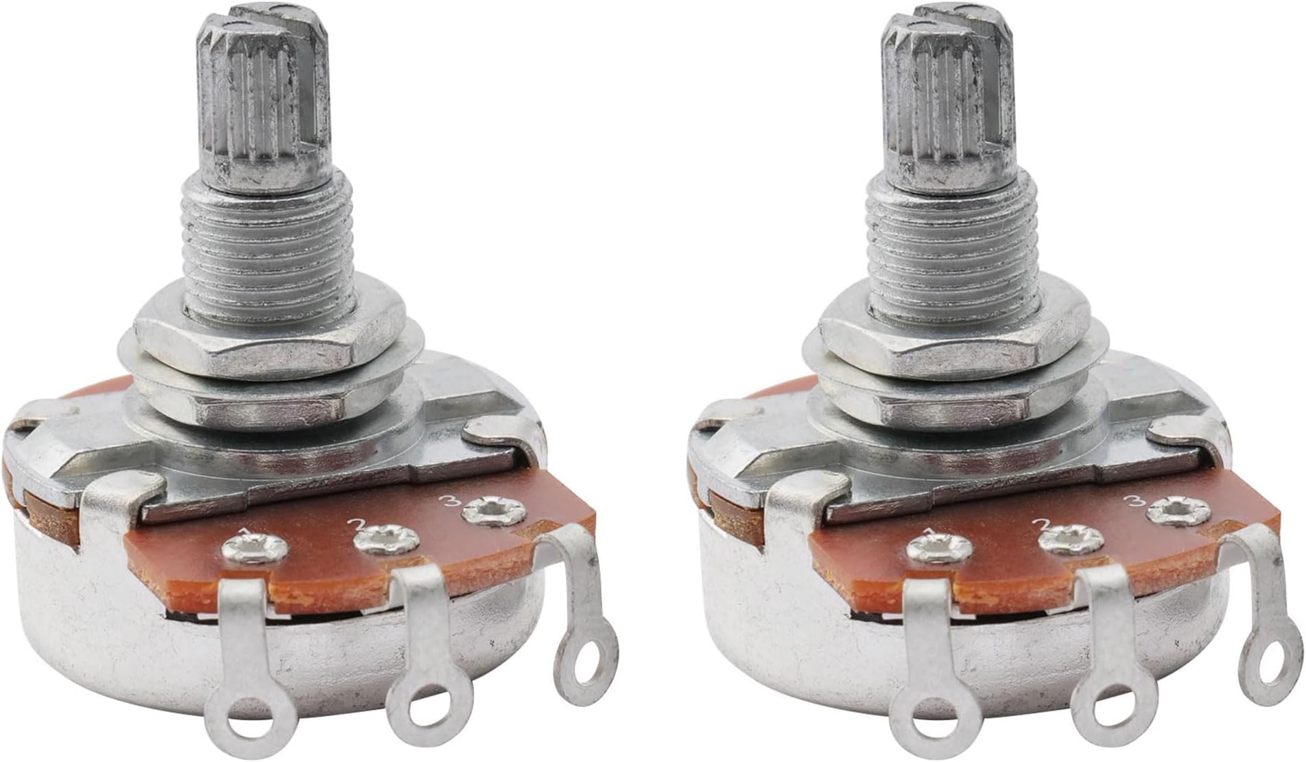 Musiclily Metric Full Size 18mm Split Shaft Pots A500K Guitar ...