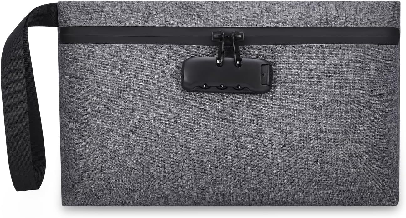 Amazon.com: AMIR Money Bag with Lock, Newest Security Money Bag for ...