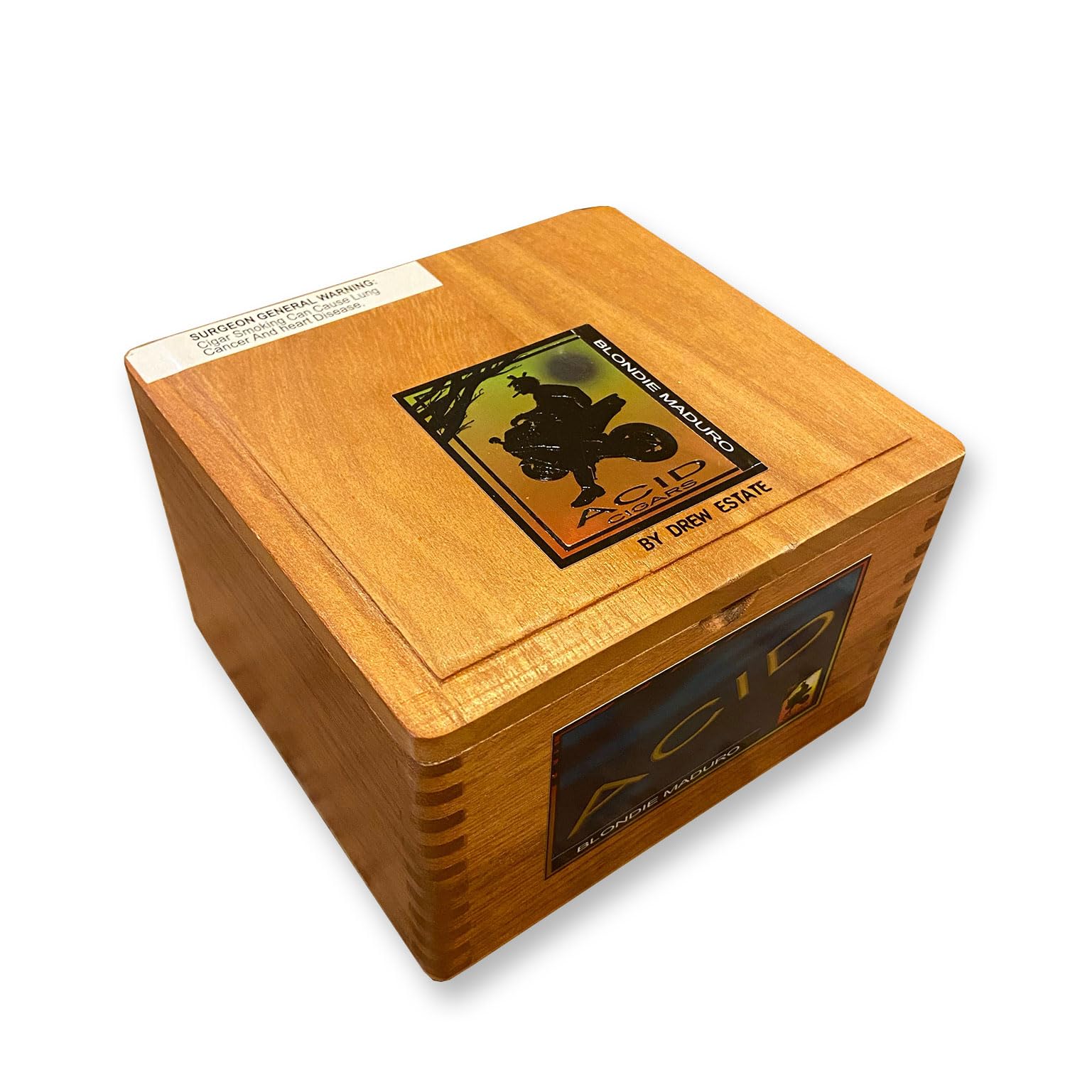 Amazon.com: Empty Premium Acid Cigar Box, Hinged Lid by ACID Cigars ...