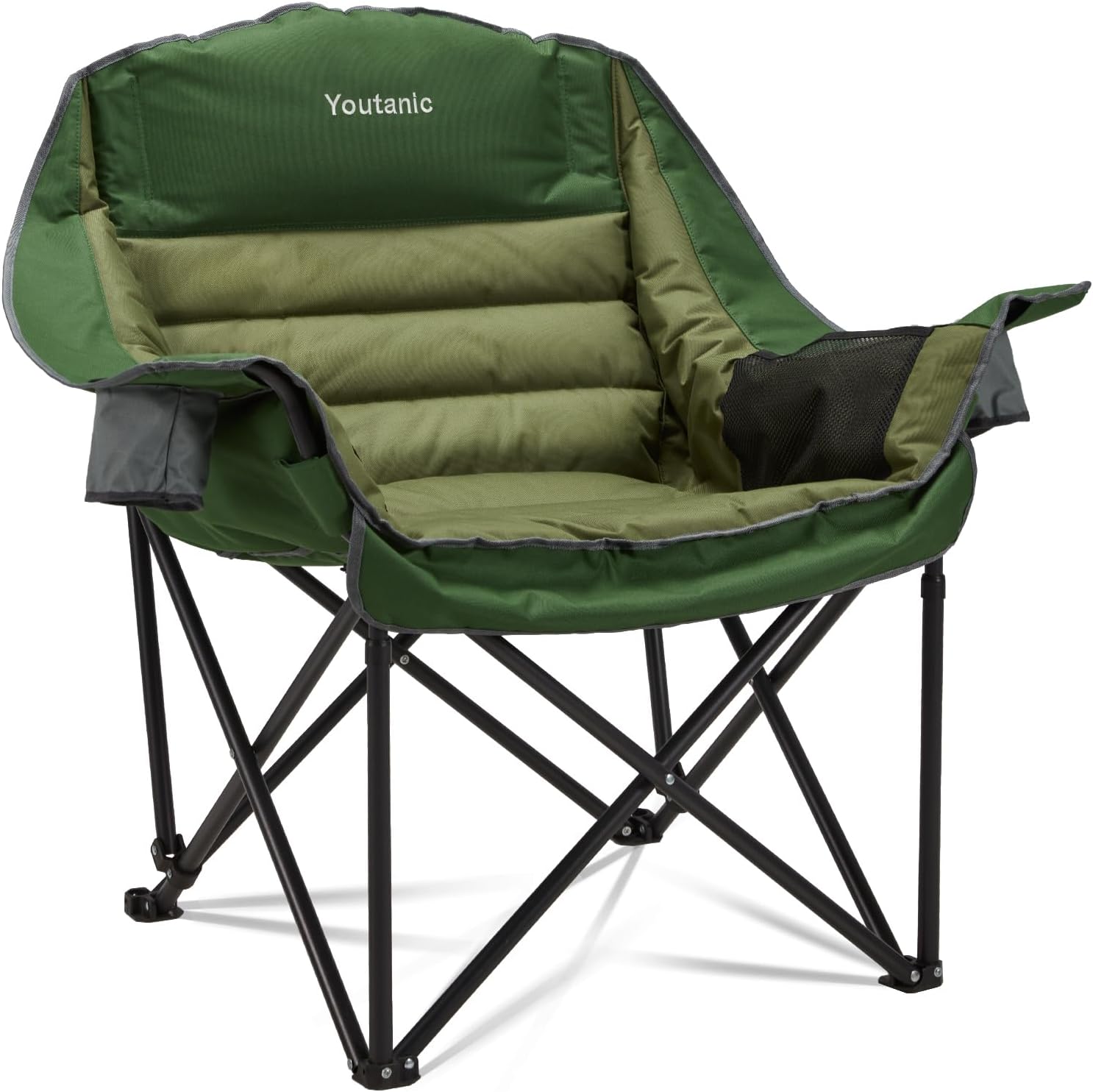 Amazon.com: Youtanic Oversized Camping Chair, Portable Folding Camping ...