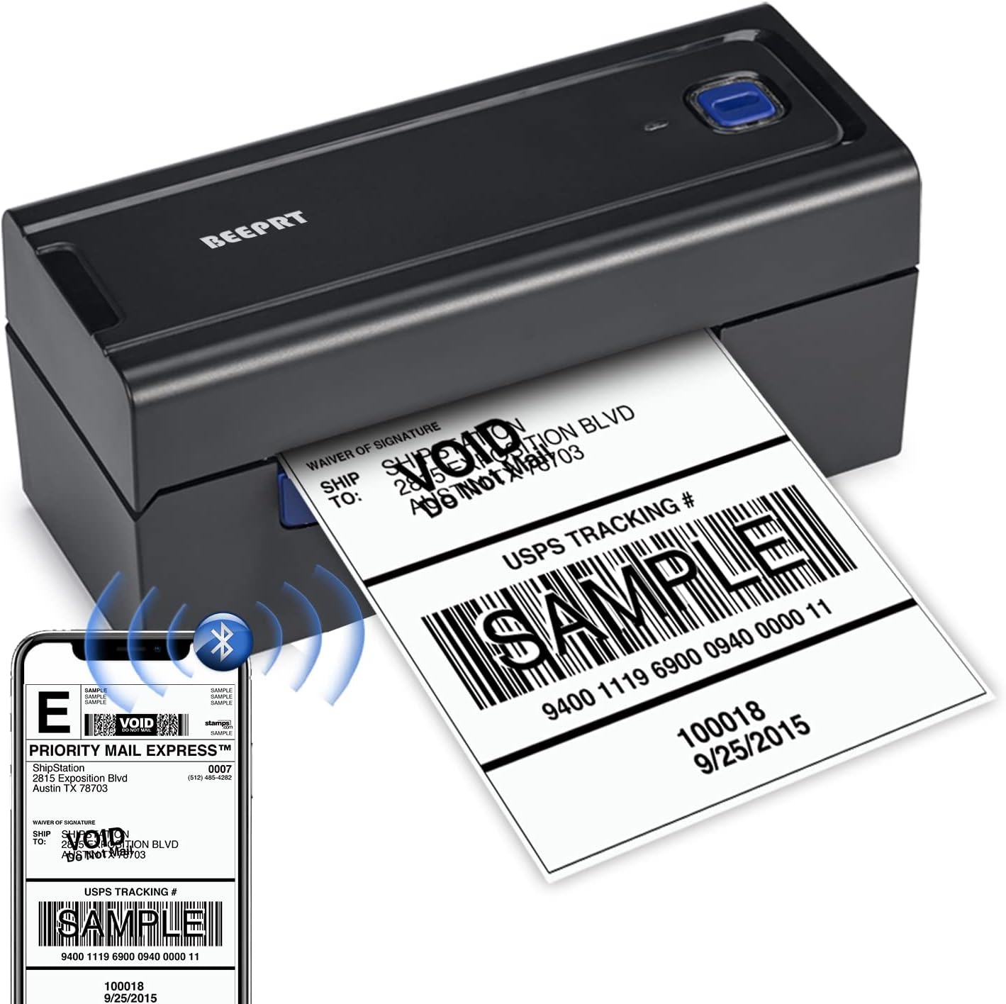 Amazon.com : beeprt Bluetooth Thermal Label Printer, Suitable for Small ...