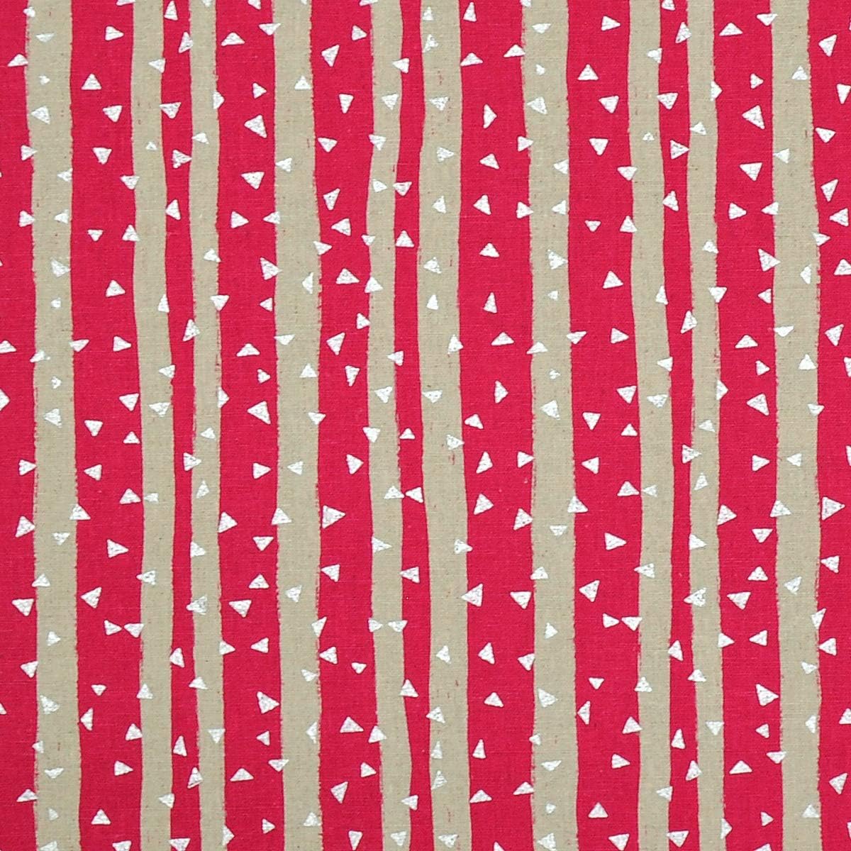 Amazon | echino エチノ Toge/棘 (トゲ) 綿麻キャンバス 生地 50cm単位販売 布 (ピンク) | 布・生地 通販