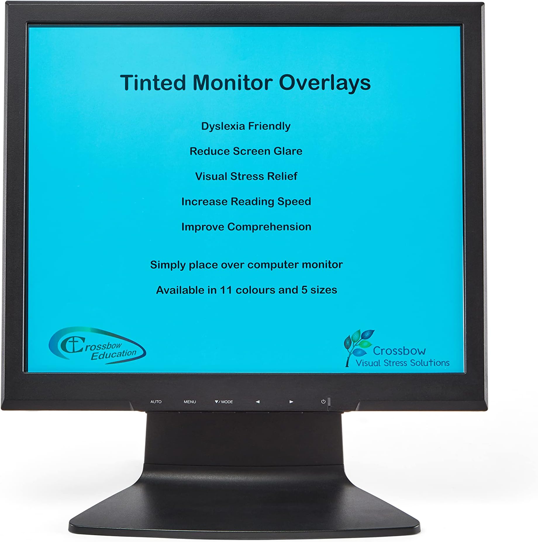 Crossbow Education: Monitor Overlay 19inch - Purple : Amazon.co.uk ...