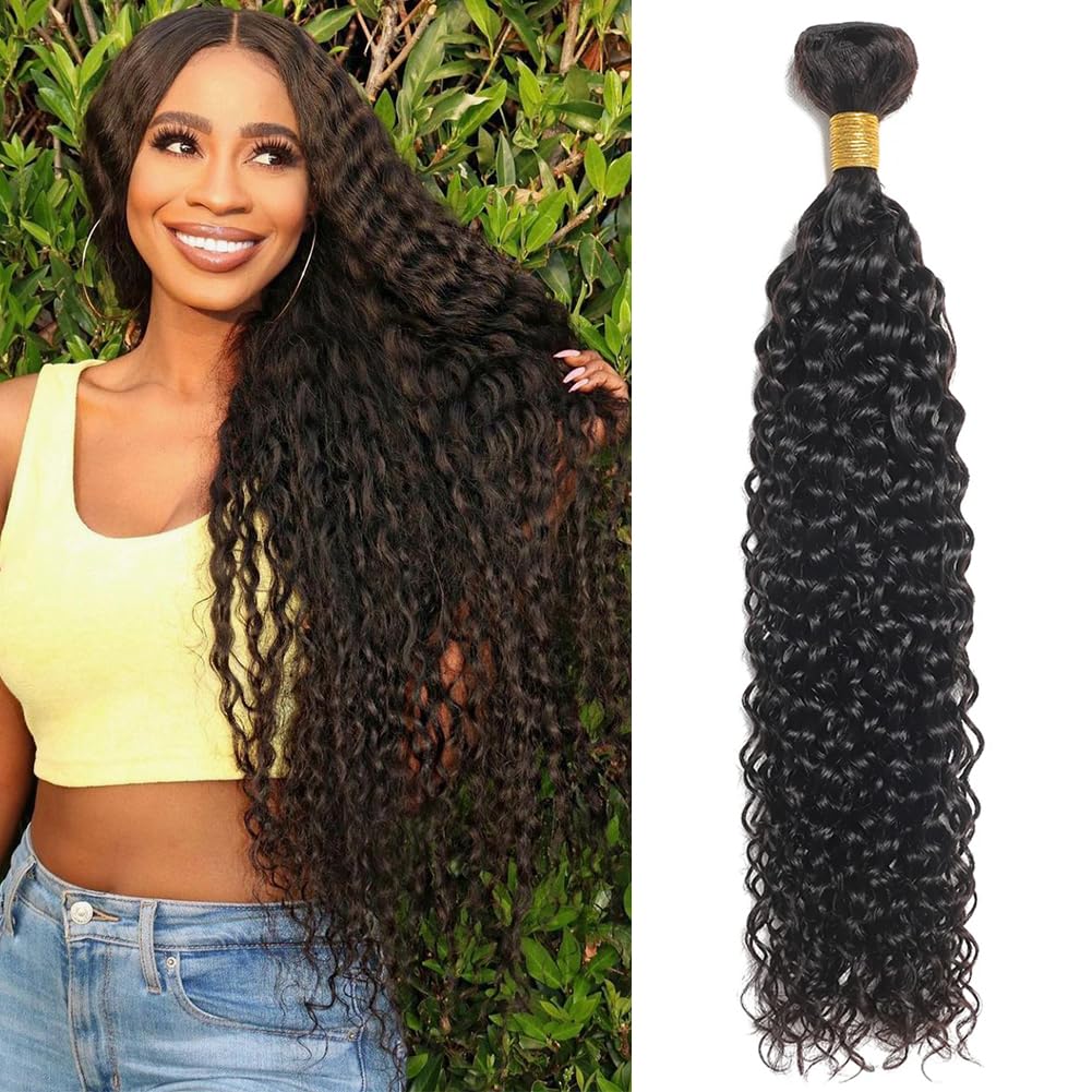 Amazon.com : Seekomi Human Hair Bundles Brazilian 12A Water Wave ...