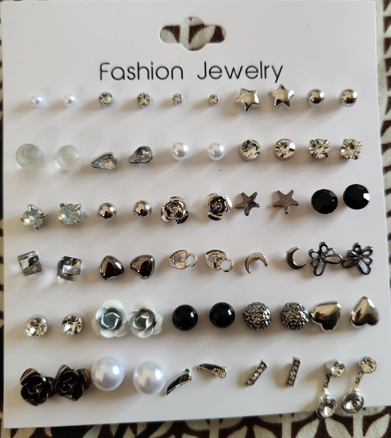 Shining Diva Fashion 30 Pairs Earrings Combo Set Latest Stylish Crystal ...