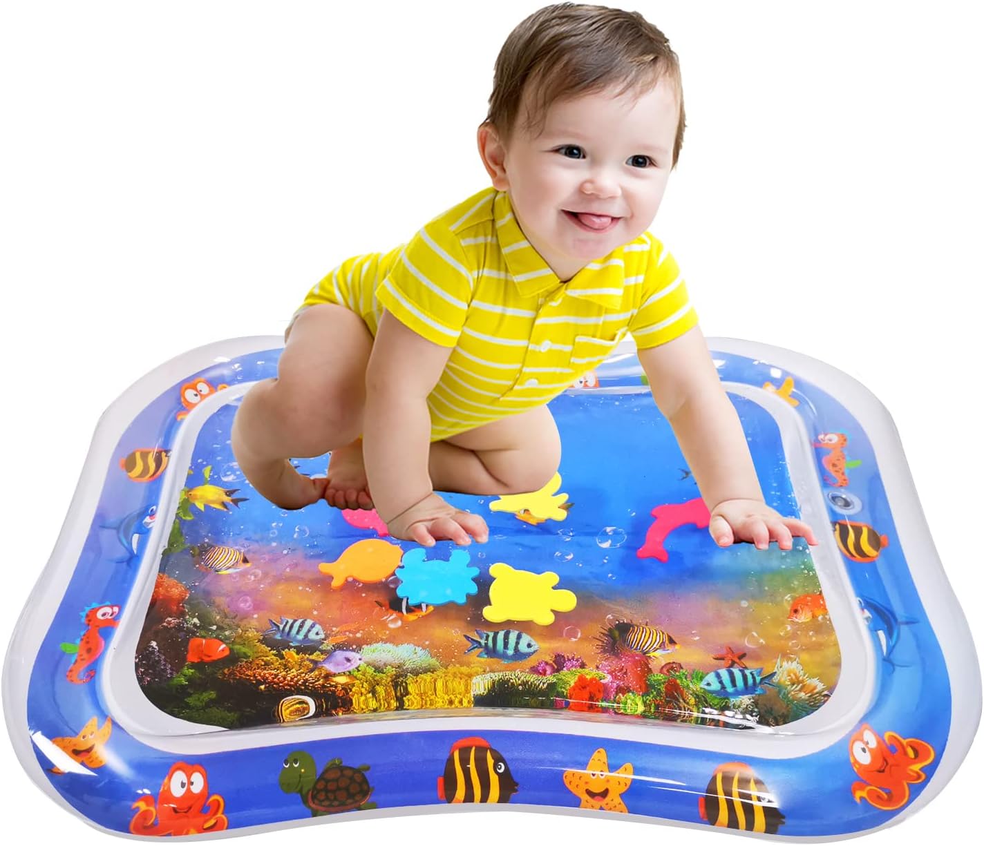 UUBOXS Tummy Time Water Mat, Premium Baby Water Mat for Infants ...