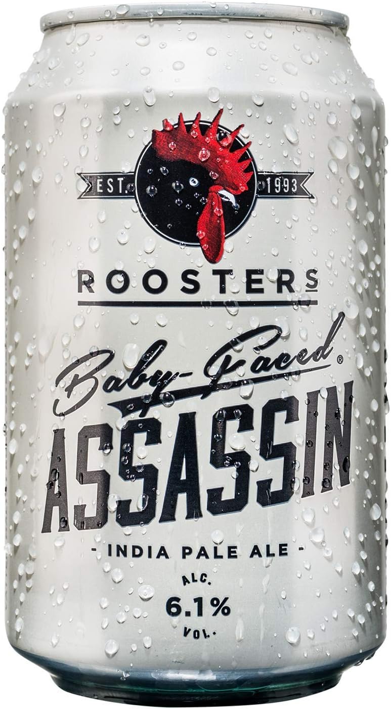 Roosters Brewing Co. Baby-Faced Assassin India Pale Ale, 330ml : Amazon ...