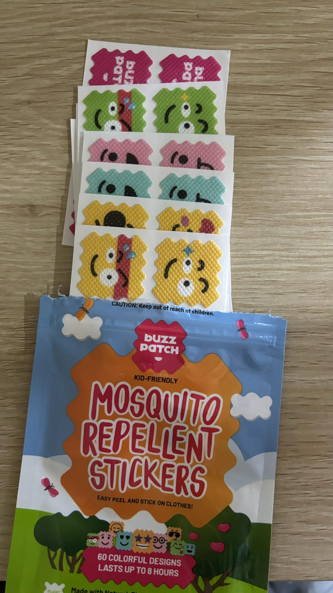 NATPAT Buzz Patch Mosquito Patch Stickers for Kids (60 Pack) - The ...