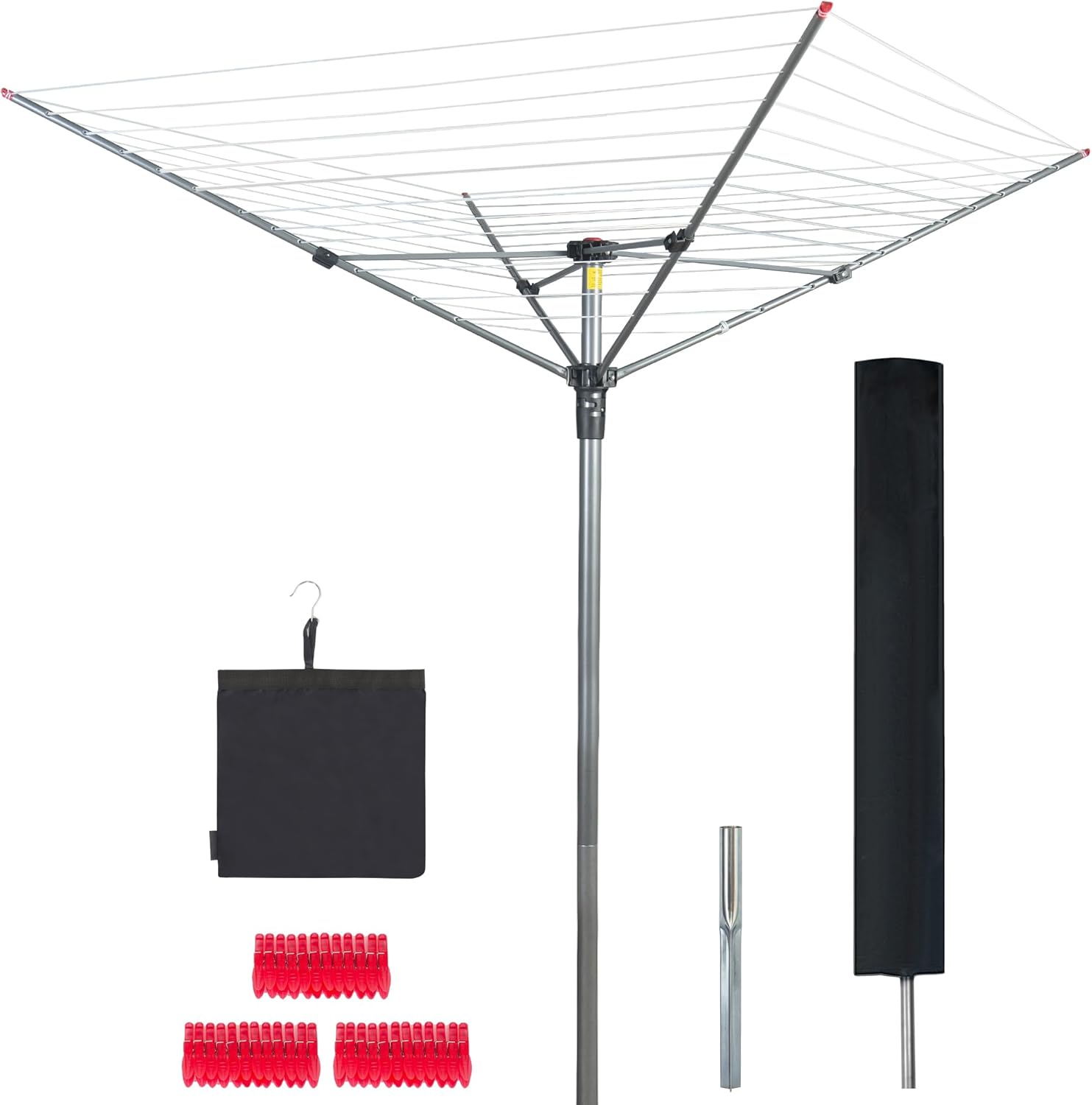 Amazon.com: STO STO Umbrella Clothesline Outdoor Drying Rack, 164 Feet ...