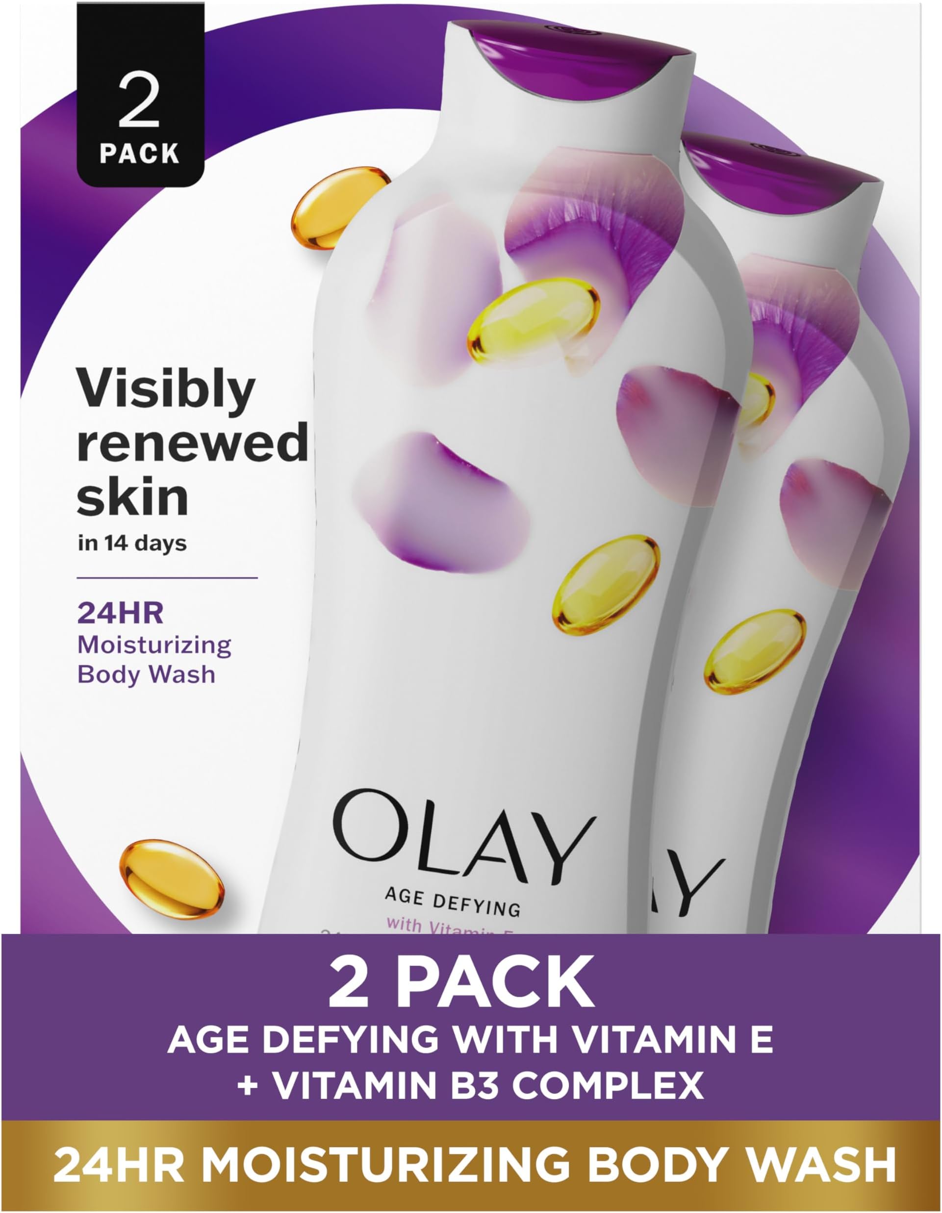 Amazon.com : Olay Body Wash Cleansing & Nourishing for Women with ...