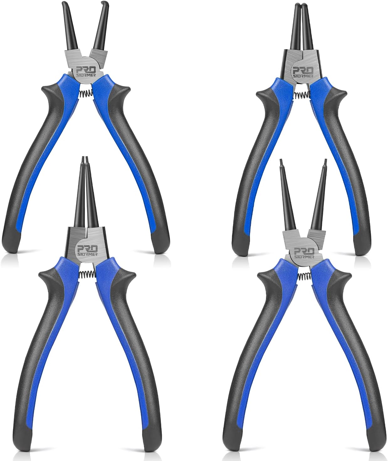 Prostormer 4Pcs Snap Ring Pliers Set, 7 Inch Internal & External ...